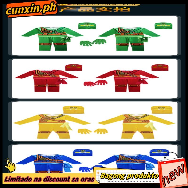 Kid Ninjago Costumes Ninja Cosplay Boys Anime Clothes Children ...