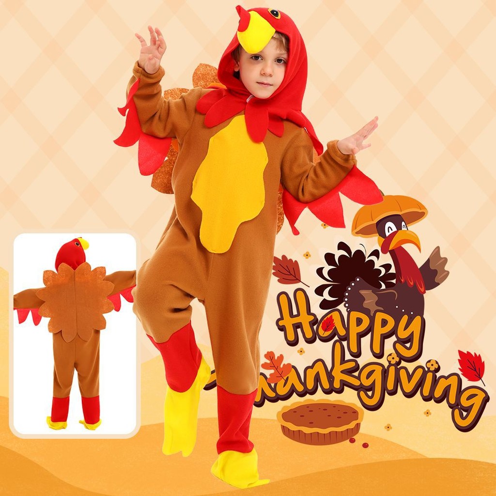 Thanksgiving Animal Performance Costume Children Turkey Cosplay cos ...