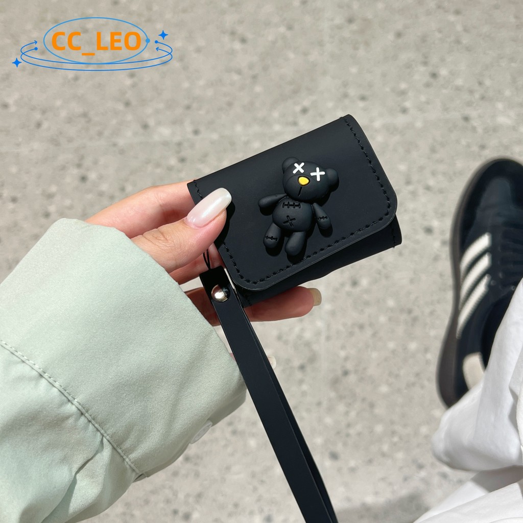 For Baseus AirGo AS01 Case Cartoon Bear Baseus Bowie E10 / E11 / M2s ...