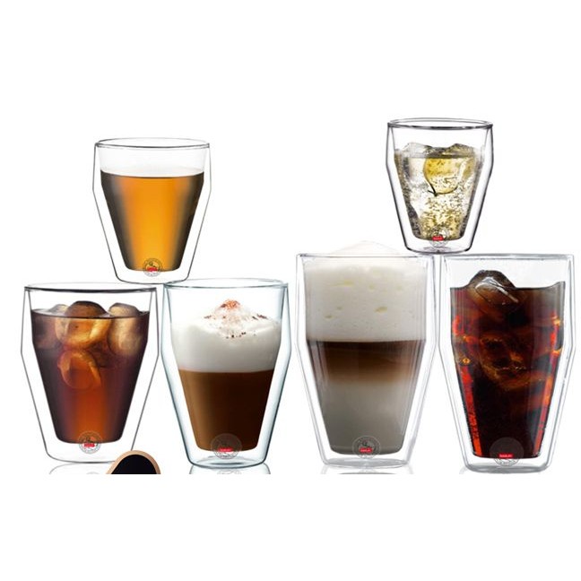 Microwave Safe Bodum Cup Coffee Cup Double Walled Glasses Cup for ...
