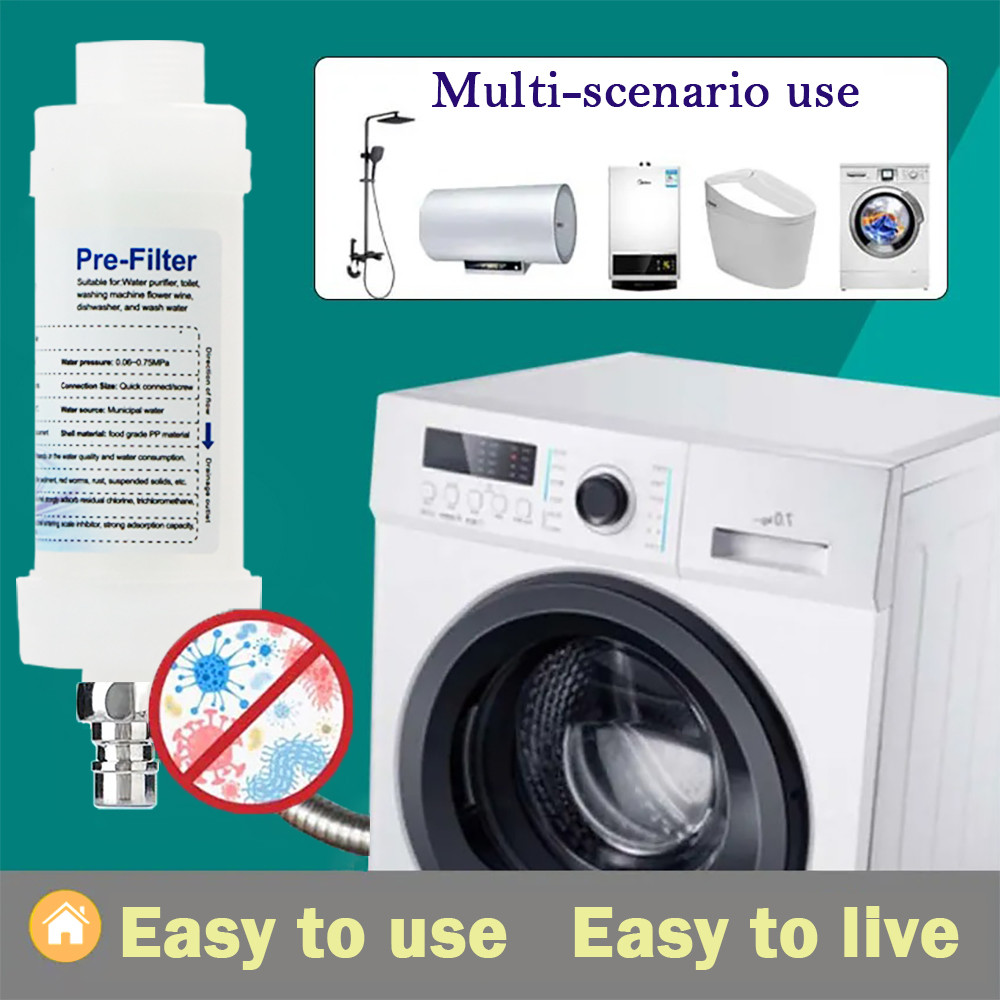 TROUWIDS Washing Machine Water Filter Universal Sediment Filter PP ...