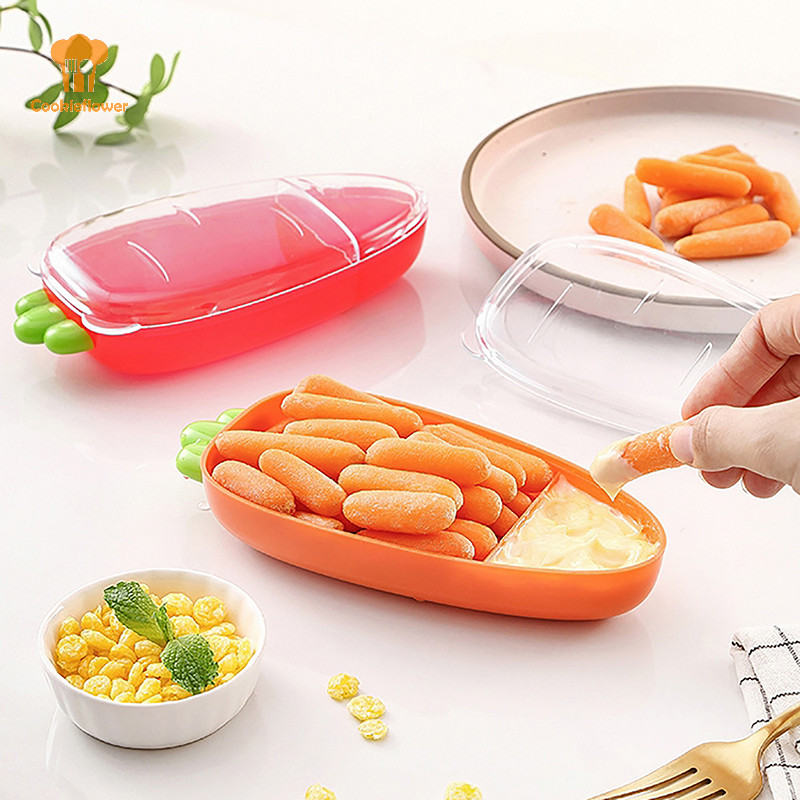 CKFR Crisper Divided Food Plate Veggie Tray Serving Trays And Platters ...