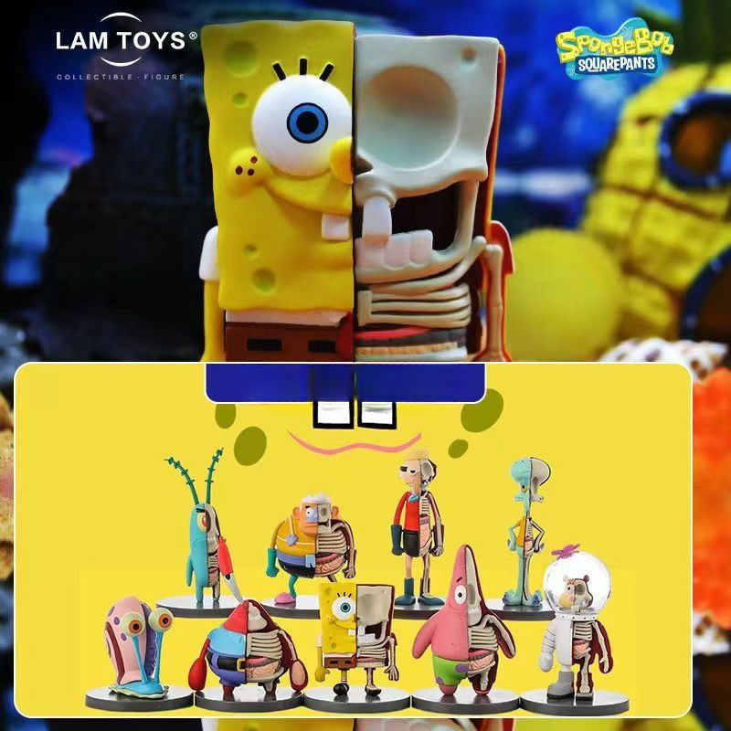 Genuine SpongeBob SquarePants Half Anatomy Blind Box SpongeBob ...