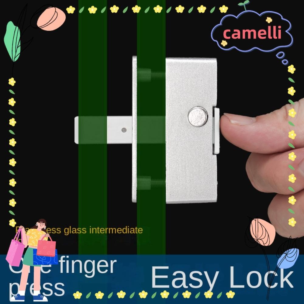 CAMELLI Sliding Door Latch, Zinc Alloy Durable Spring Latch, Hardware ...