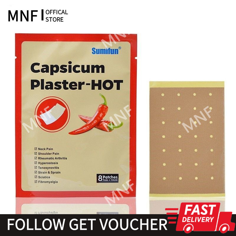 MNF HOT Muscle Pain Reliever Patch Chinese Medical Capsicum Plaster for ...