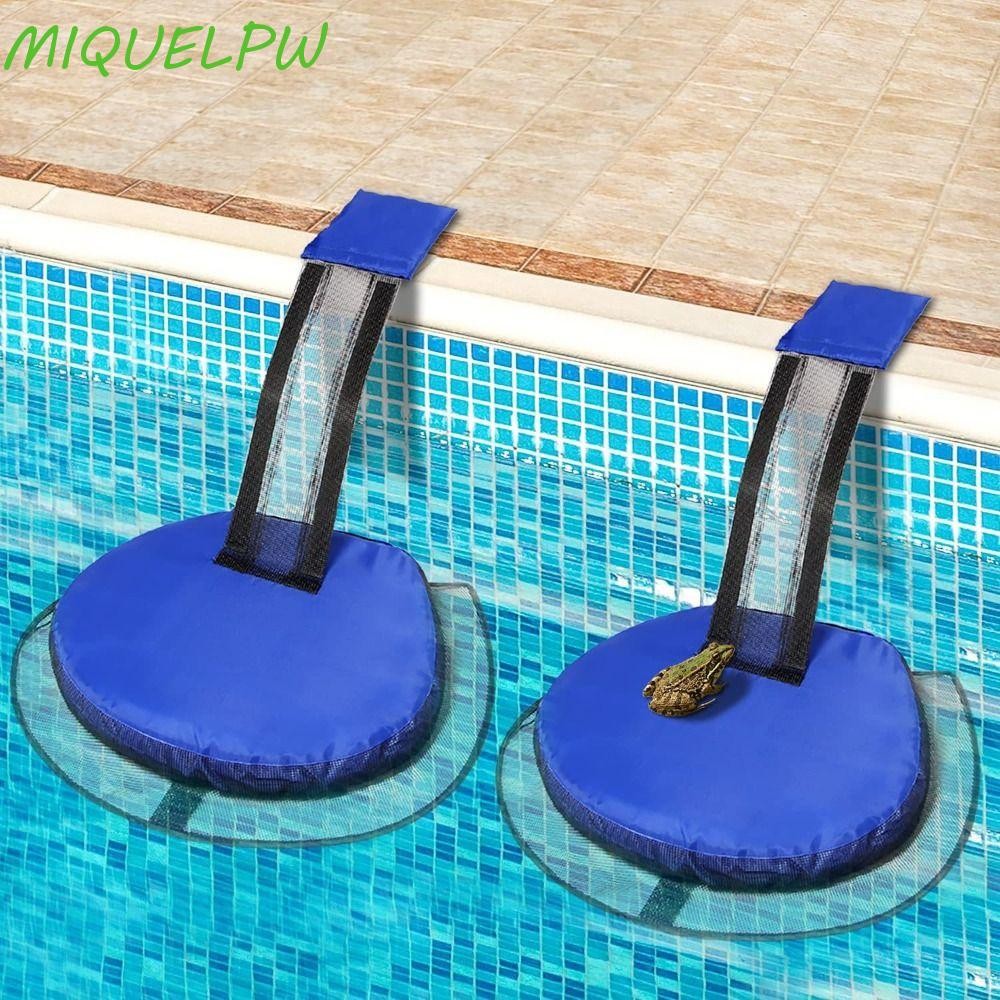 MIQUELPW Pool Small Animal Escape Net, Floating Mat Frog Escape Slide ...