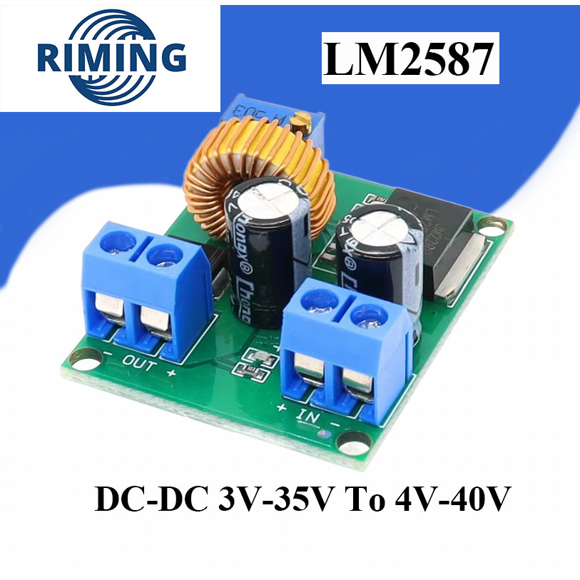 LM2587 DC-DC 3V-35V To 4V-40V Step Up Power Module Boost Converter 12v 24v Converter 12v to 5v ...