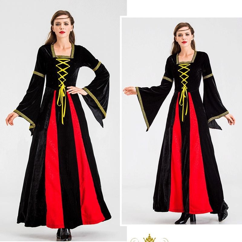 【Ready stock】Medieval Punk Dress Cosplay Greek Goddess Halloween ...