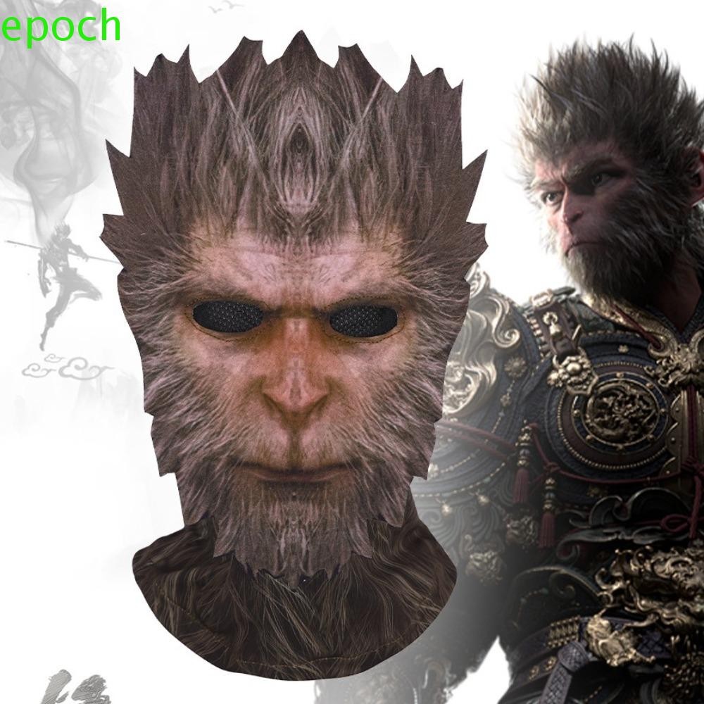 EPOCH Black Myth Wukong Mask, Monkey King Novelty Black Goku Headgear ...