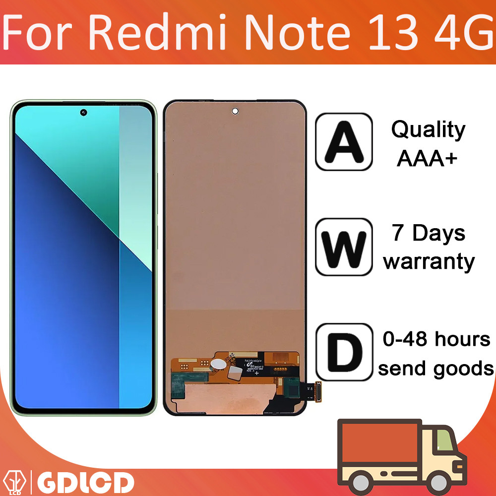 For Xiaomi Redmi Note 13 4G LCD 23129RAA4G 23124RA7E LCD Display Touch ...
