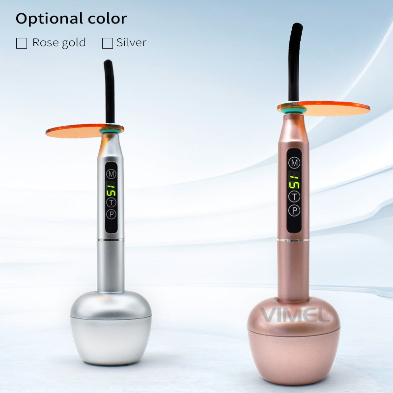 Dental Light Curing Lamp Equipment Cordless 3 Lighting Modes 1400mW/cm2 ...