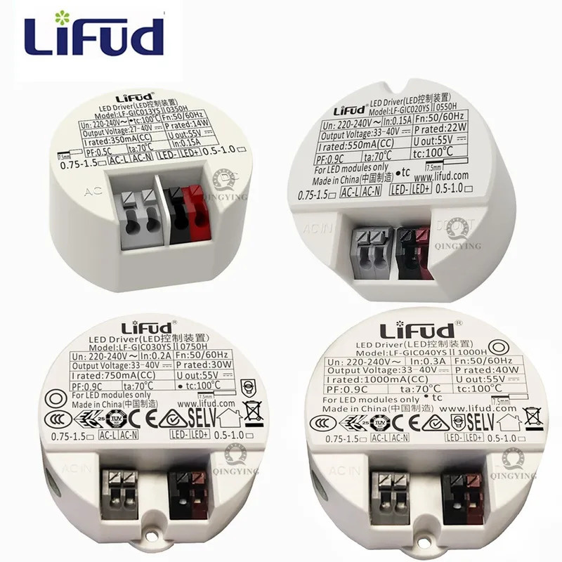 Lifud LED Driver 27-40V 250mA 300mA 350mA 450mA 500mA 750mA 1000mA LED ...