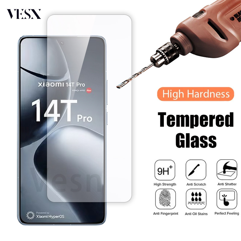 Tempered Glass Screen Protector For Xiaomi Mi 14T 13T 12T 11T 10T POCO X7 X6 Neo X5 X4 X3 NFC M7 ...