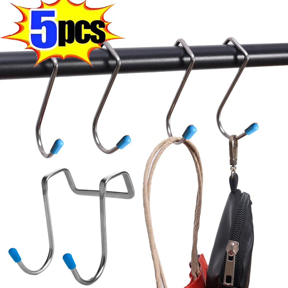 Door Back Hooks Cabinet Door Double Hook - S-type Double Hook Stainless ...