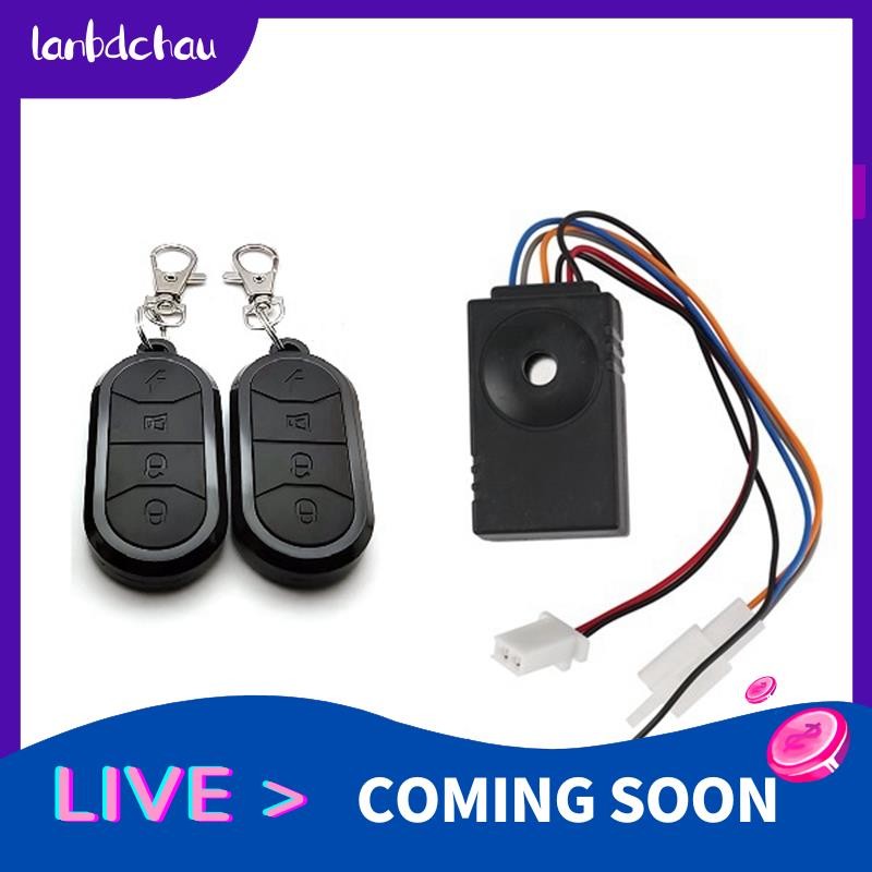 Ebike Alarm System Dual Remote Control 36V 48V 60V 72V Alarm ...