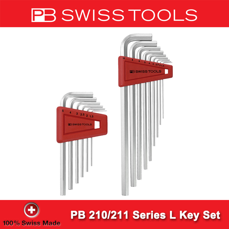 PB SWISS TOOLS Allen Wrench Set Hex L-Key Wrench Set Multi Size Vehicle ...