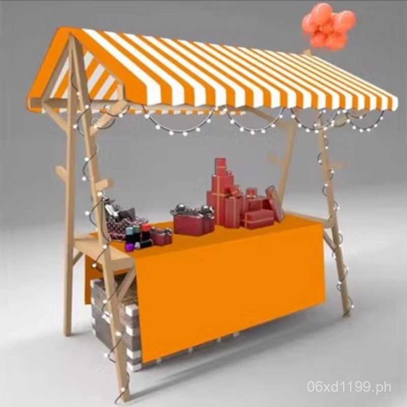 Mobile Activity Wooden Shelves Stall Display Rack for Sales and Stalls ...