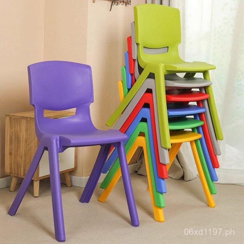 Large Adult Chair Plastic Stool Large Medium Desk Chair Home Use ...