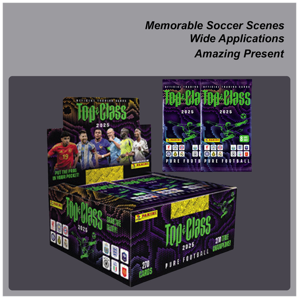 For 2025 FIFA TOP CLASS Soccer Packs 24 Packs Collectible Cards ...