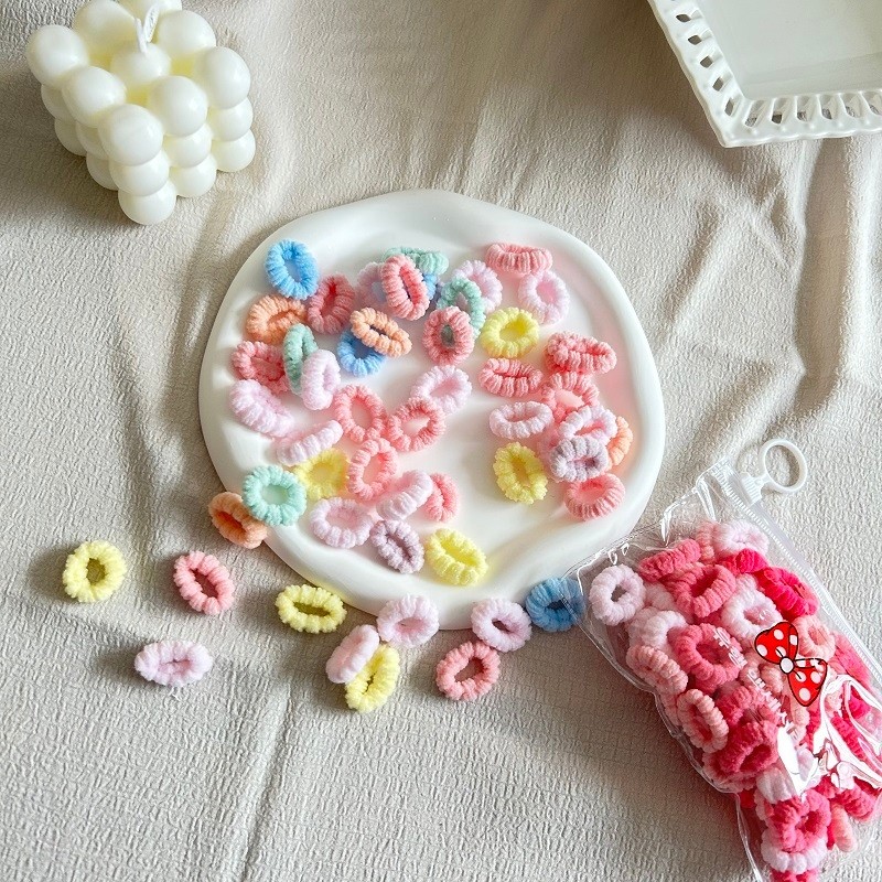 50/100Pcs Korean Fashion Best Quality Pony Ring Elastic Rubber Band ...