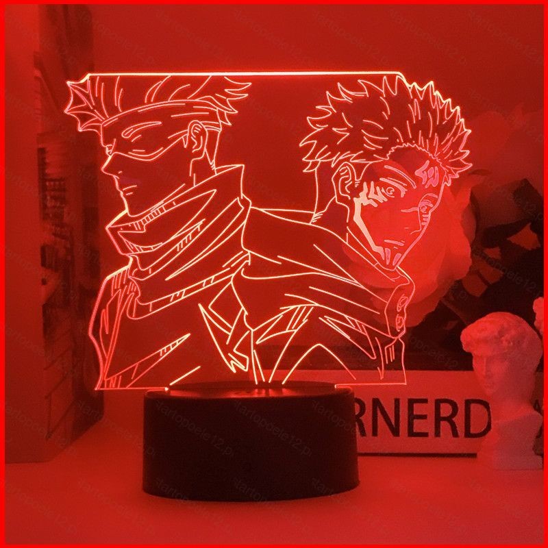 ST12 JUJUTSU KAISEN 3D Lamp Night Lights Anime USB Lighting LED Gojo ...