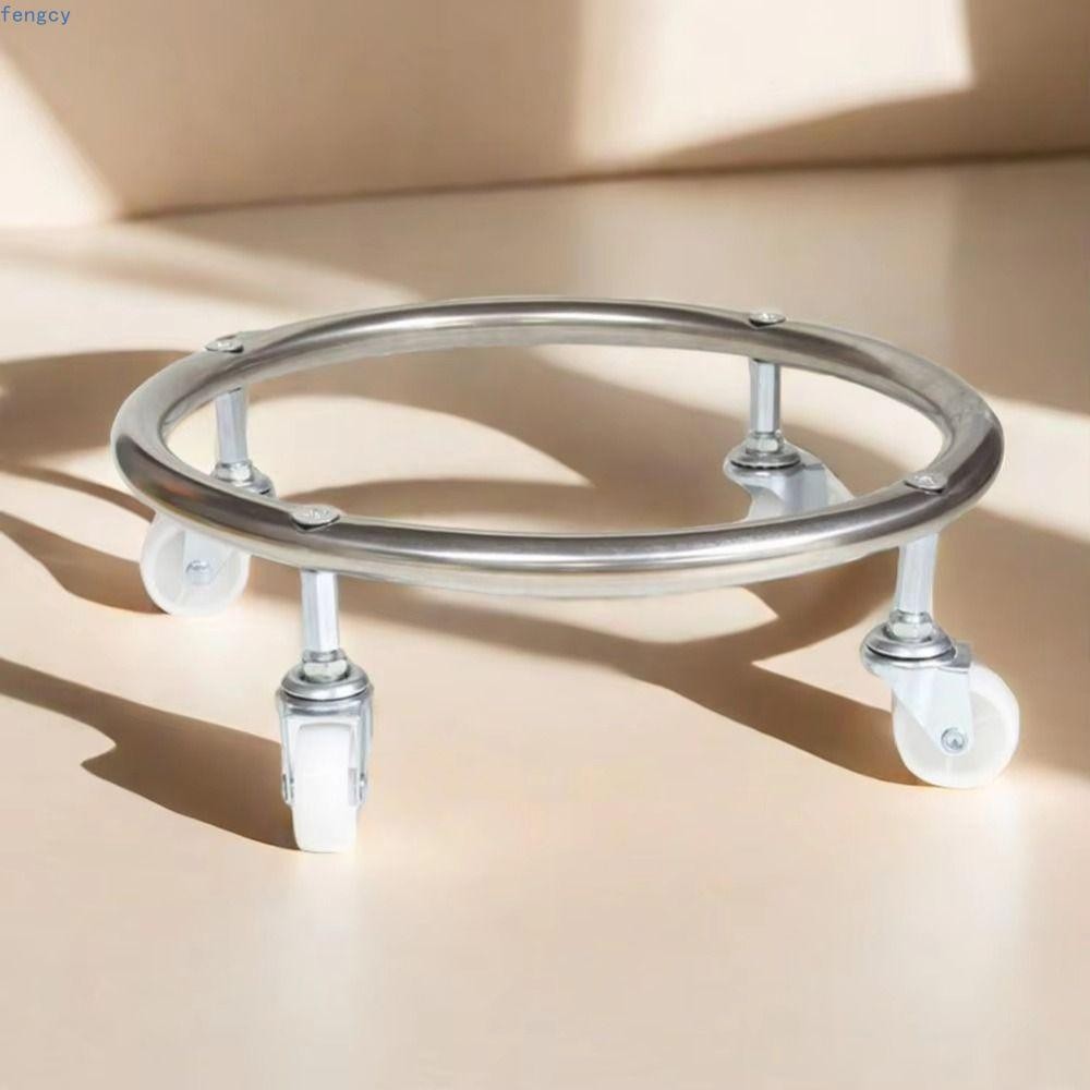 FENGCY Cylinder Gas Bottle Mobile Bracket, Stainless Steel Moveable ...