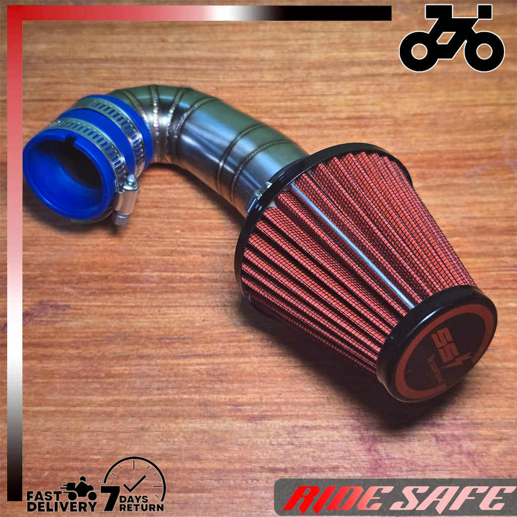 KING DRAG MUSHROOM AIR FILTER 48MM / RAM AIR STAINLESS WAVE / NMAX ...