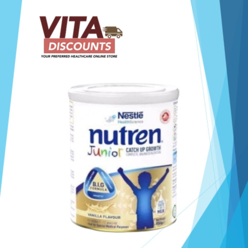 NUTREN JUNIOR COMPLETE NUTRITION POWDER 400G / 800G EXP09/2026 | Shopee ...