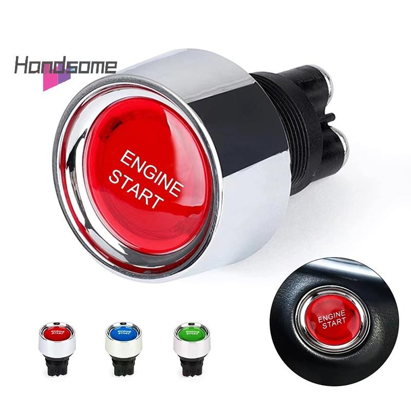 Handsome- Car Engine Start Push Button Keyless Switch Start Button ...