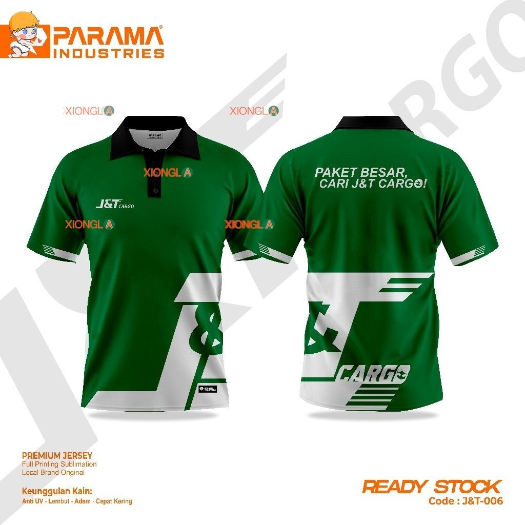[Ready Stock] Cool PARAMA Jersey with JNT Express Full Printing ...