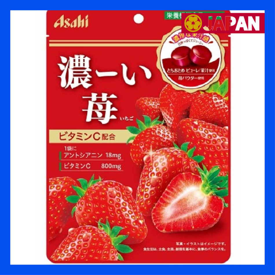 [Direct From JAPAN]Asahi Group Foods Dark Strawberry 84g x 4 bags ,I, strawberry,84 grams (x 4 ...