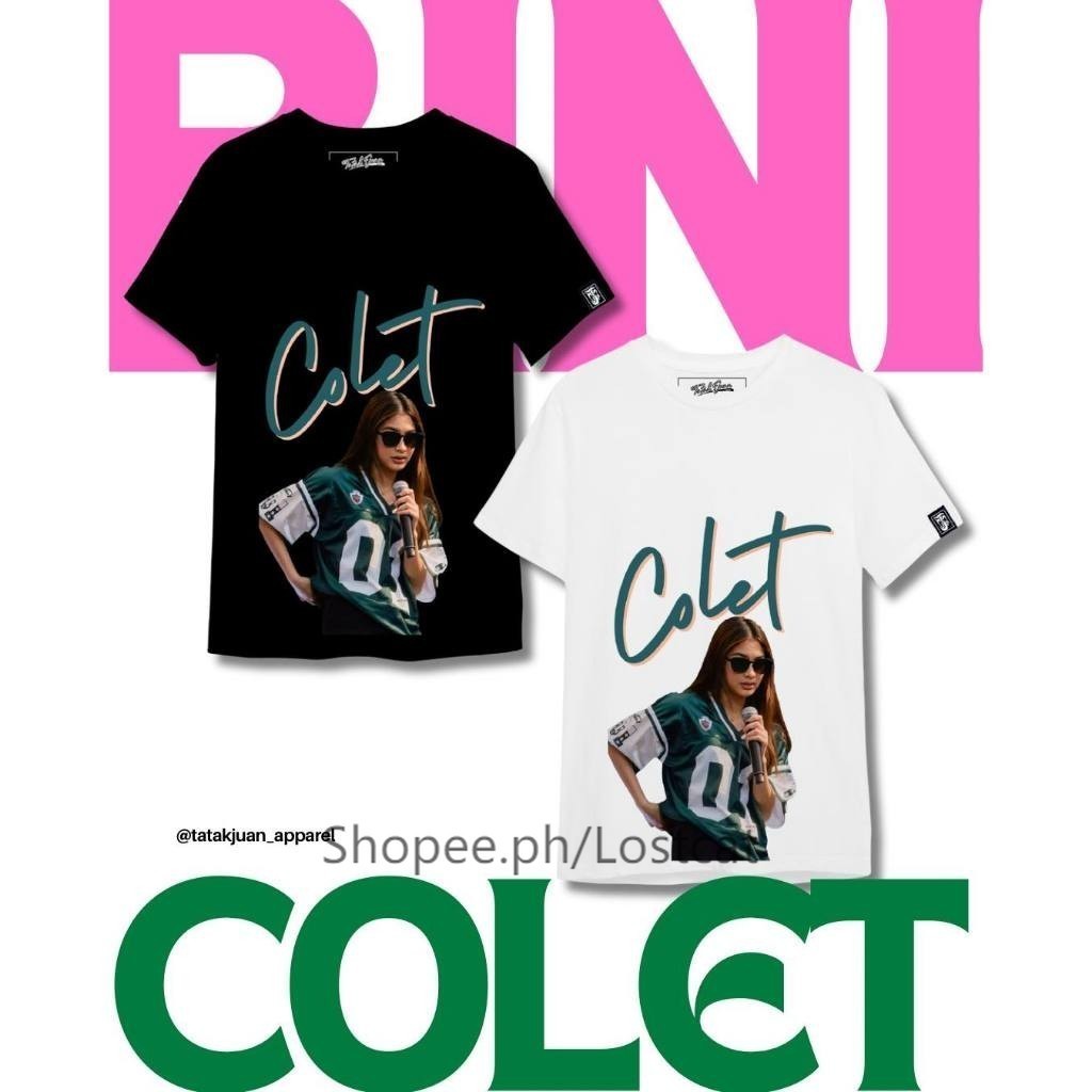 BINI COLET BOOTLEG COTTON SHIRT T-shirt for aldult kids Unisex | Shopee ...