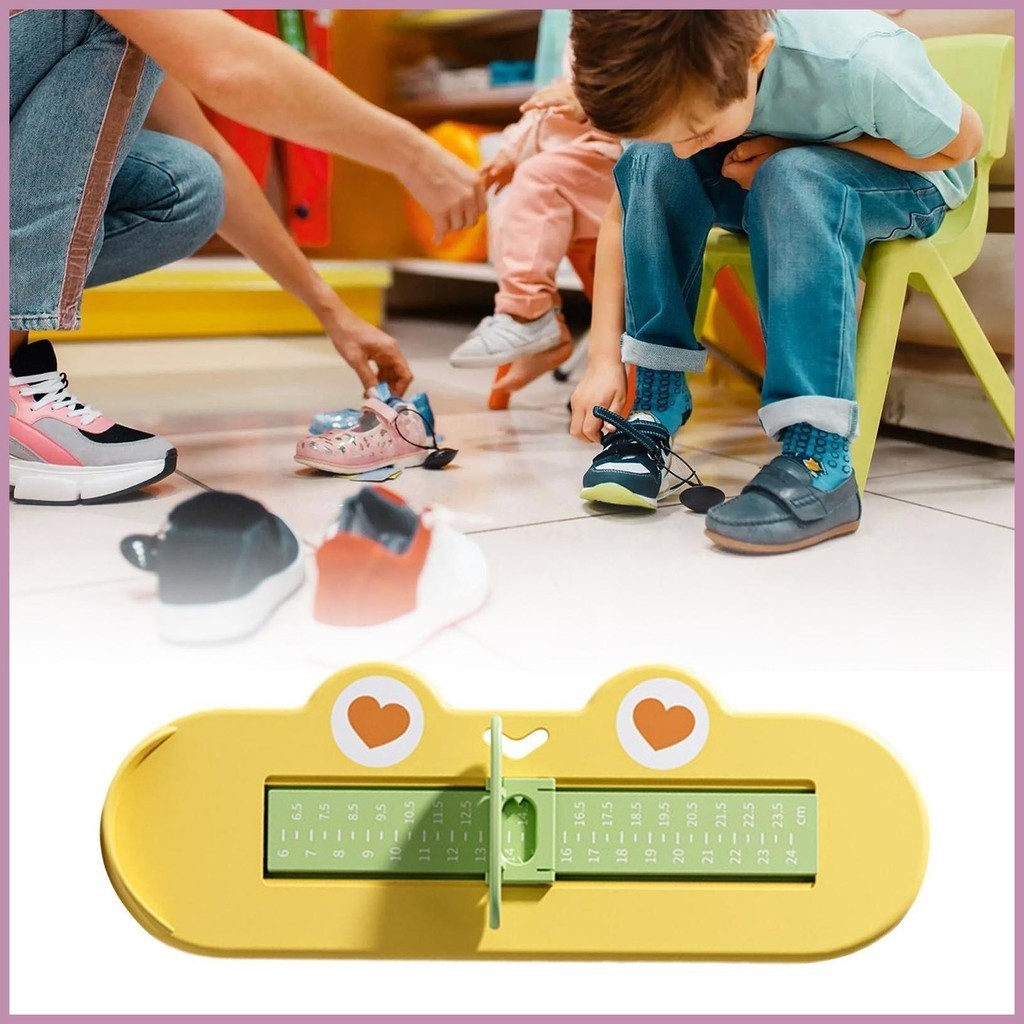 Foot Measurement Device Kids Cute Foot Length Measure Tool & Shoe Sizer ...
