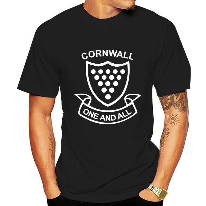 Cornwall One And All Cornish t Shirt Coat of Arms Kernow St Pirans free ...