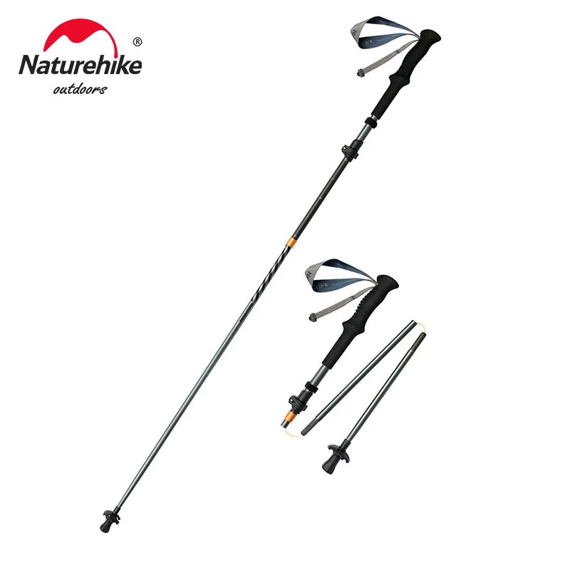 Naturehike Long Wind Trekking Poles Carbon Fiber 7075 Aluminum Alloy ...