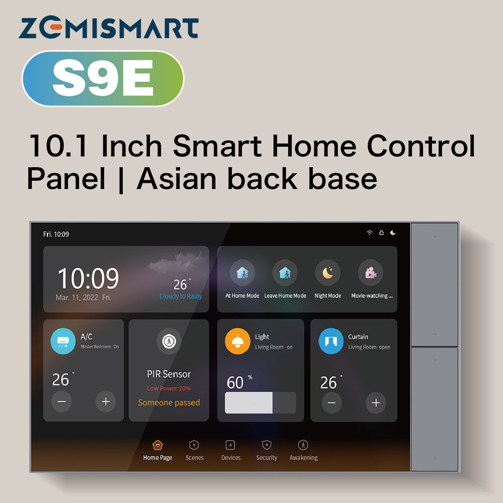 zemismart Smart Switch with 6/8/10inch LCD Touch Panel Screen Connect ...