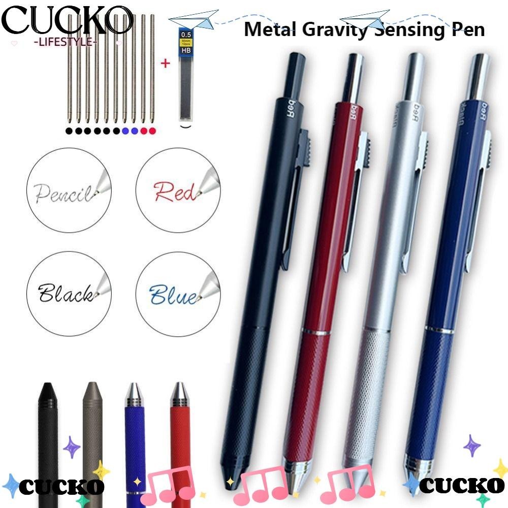 CUCKO Gravity Sensing Pen, Press Type 4 in 1 Multi-Function Pen ...