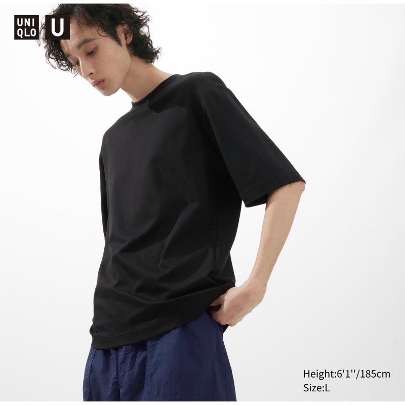 Uniqlo Airism Oversized Crew Neck T-Shirt | Shopee Philippines