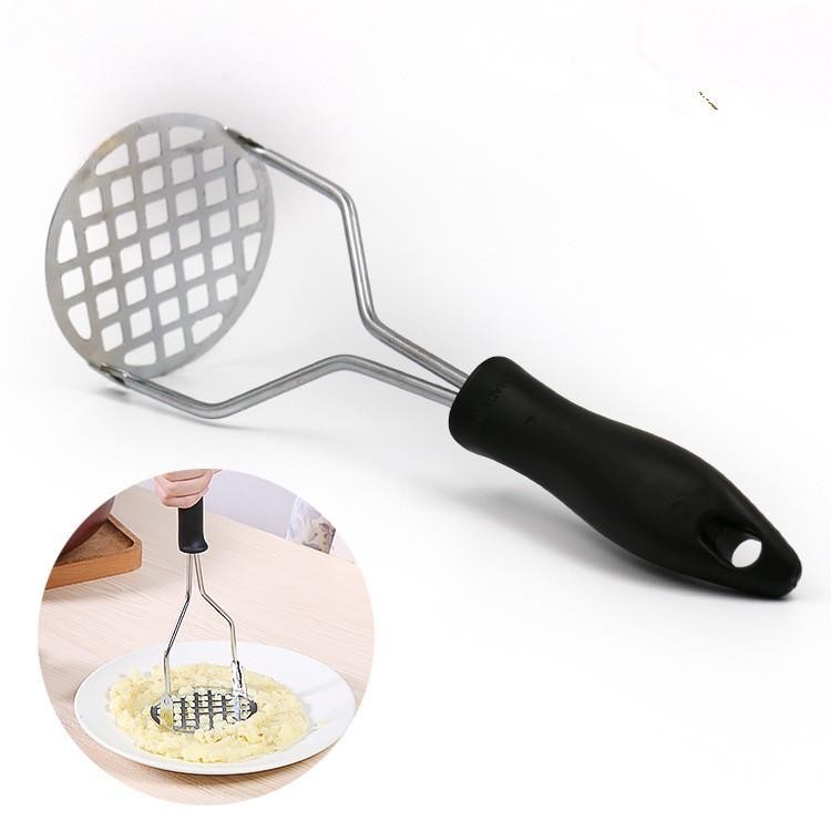 Stainless Steel Potato Masher With Broad Mashing Plate for Smooth ...