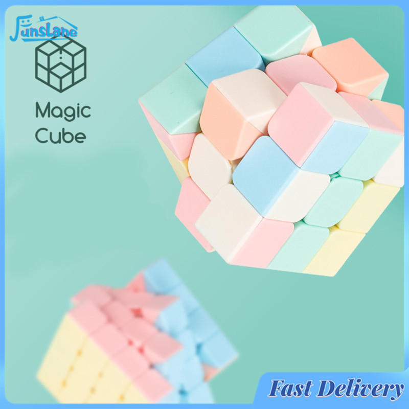 Moyu Magic Cube Stickerless Magic Cube 3x3x3/2x2x2 Cubing Classroom ...
