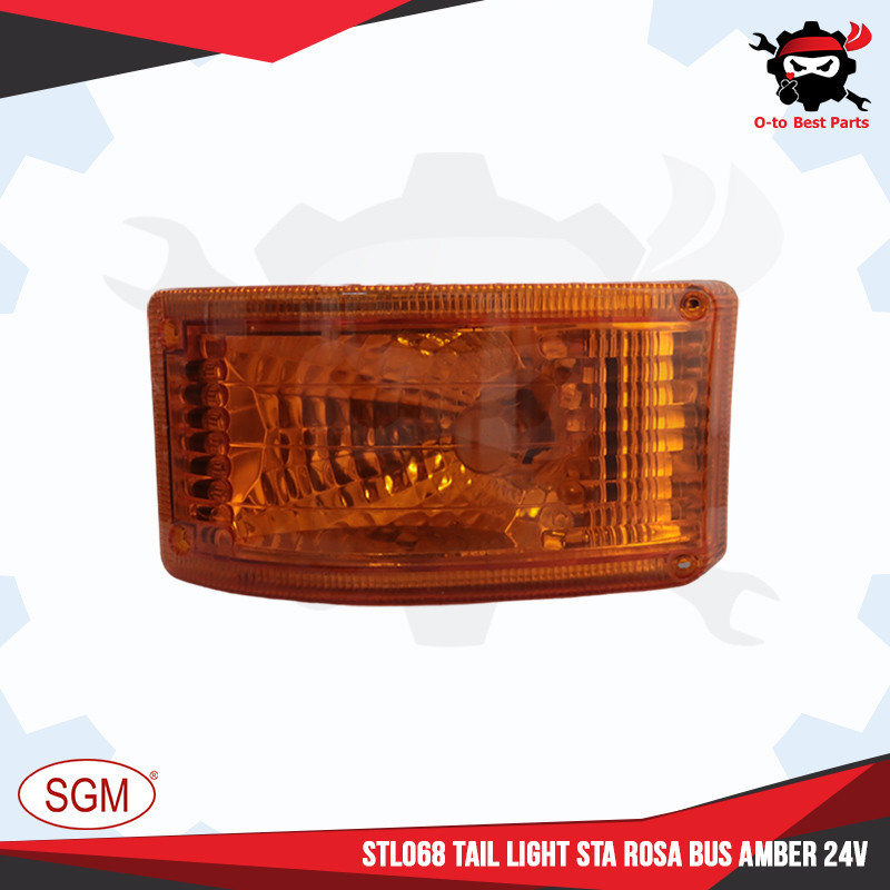STA ROSA BUS RED / AMBER / WHITE 24V SGM TAIL LIGHT OBP STL068 (1PC ...