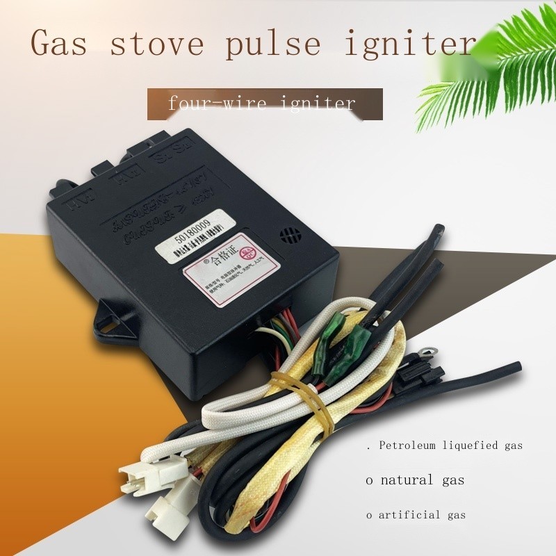 Self-priming solenoid valve pulse igniter micro switch 4-wire with ...