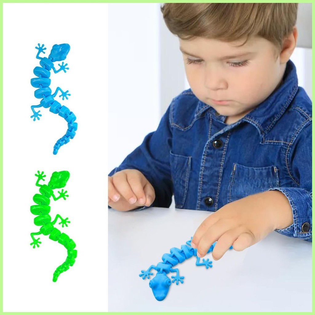 Stress Toys Adults Gecko Skeleton Relief Worrying Kids Fidget Toys Anti ...