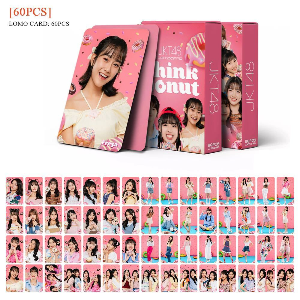 [60Pcs] Pack photocard Jkt48 Think Donut Album Lomo card Photo card ...