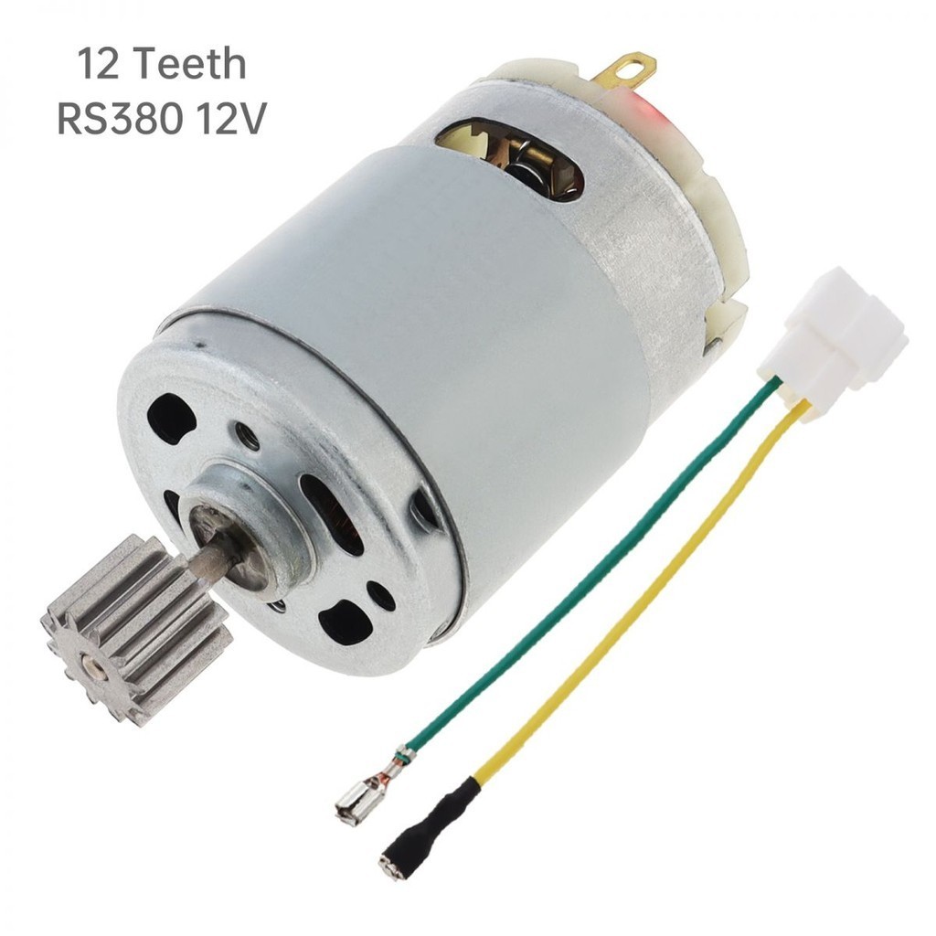 R380 12 Teeth DC Motor 12V 12000-20000RPM Kids Ride On Toys Car Motor ...