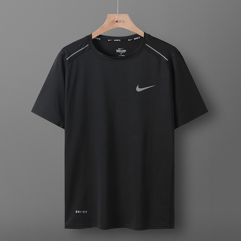 Men's Sports DRI-FIT Ice silk Quick dry T-shirts short sleeves | Shopee ...