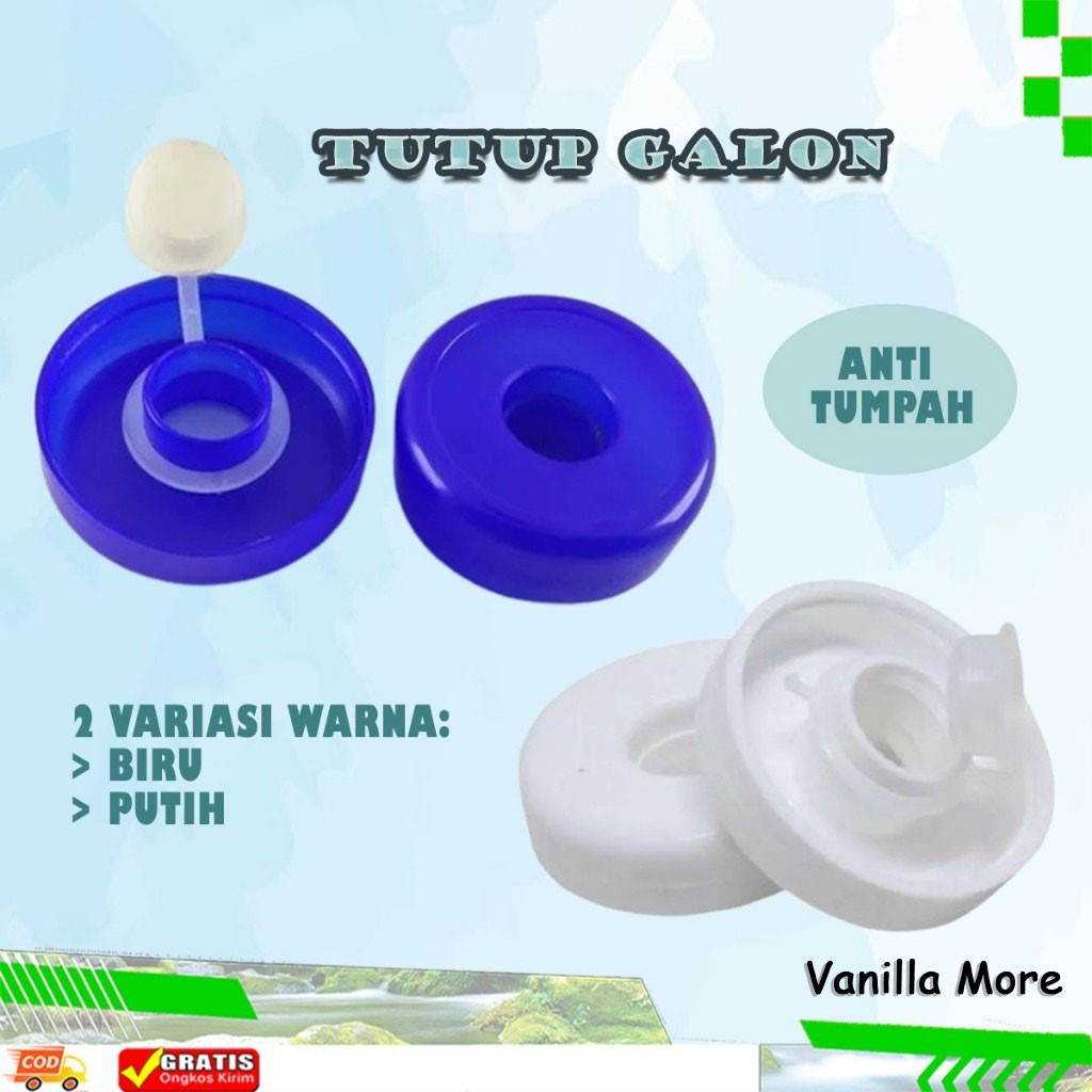 Anti-Spill Gallon Cap Practical Efficient New Model Aqua Mineral ...