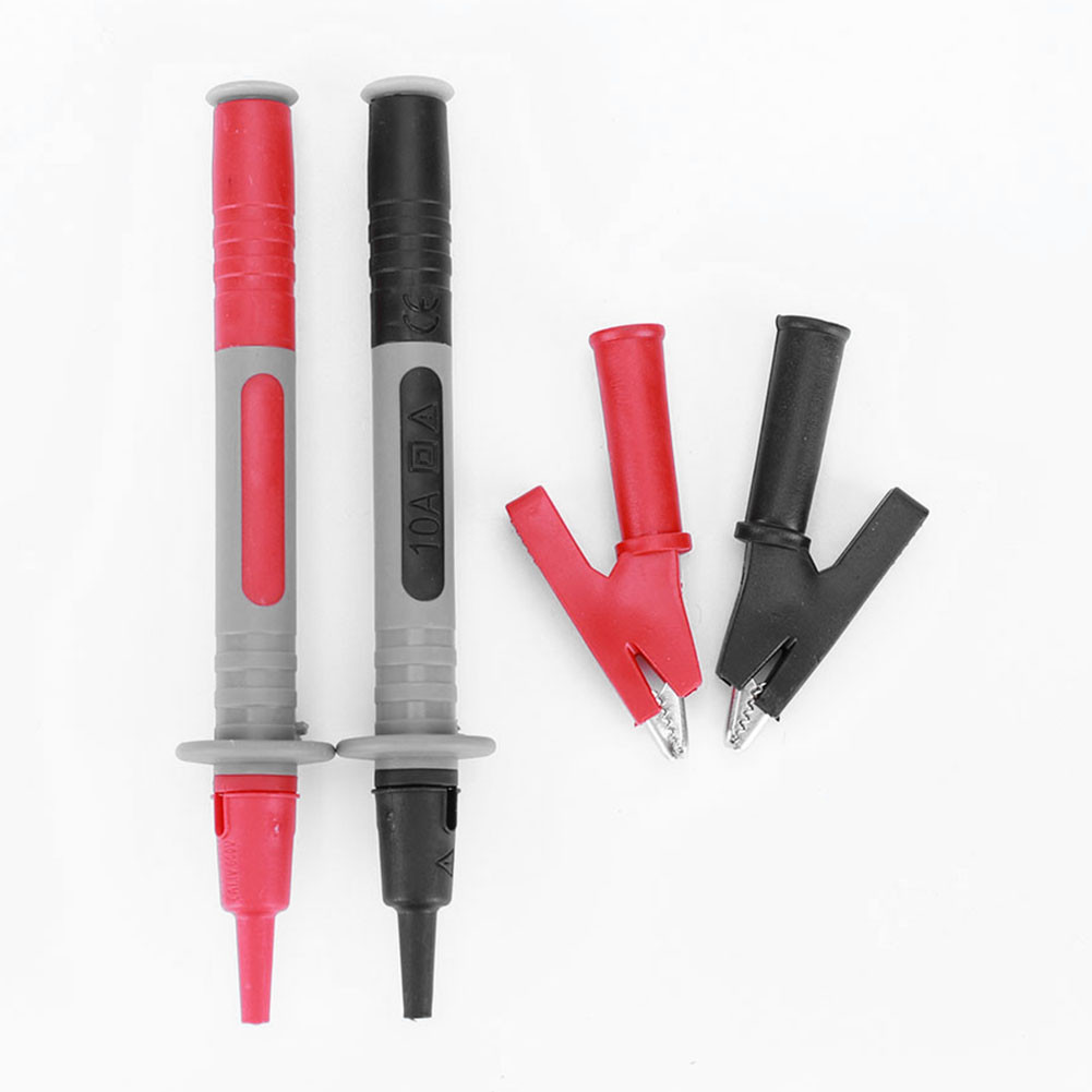 ESR DCR Tester LCD Display ESR Meter With Test Leads Clip Battery Smart ...