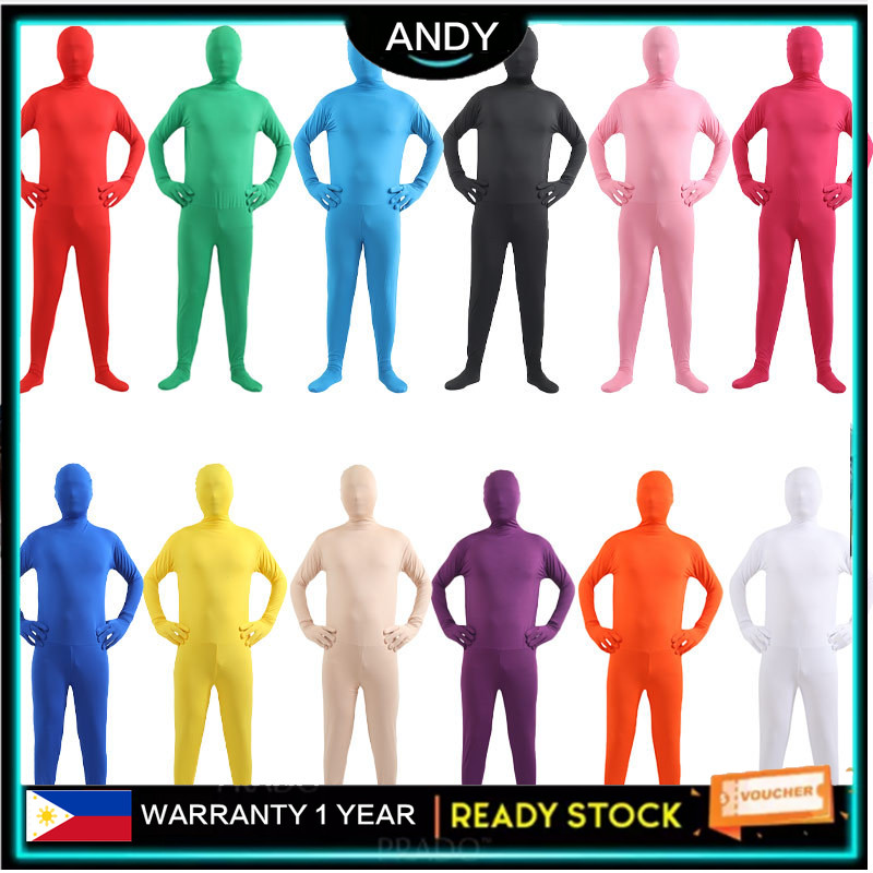 (In Stock) Photography Green Screen Body Suit Stretchable Invisible ...