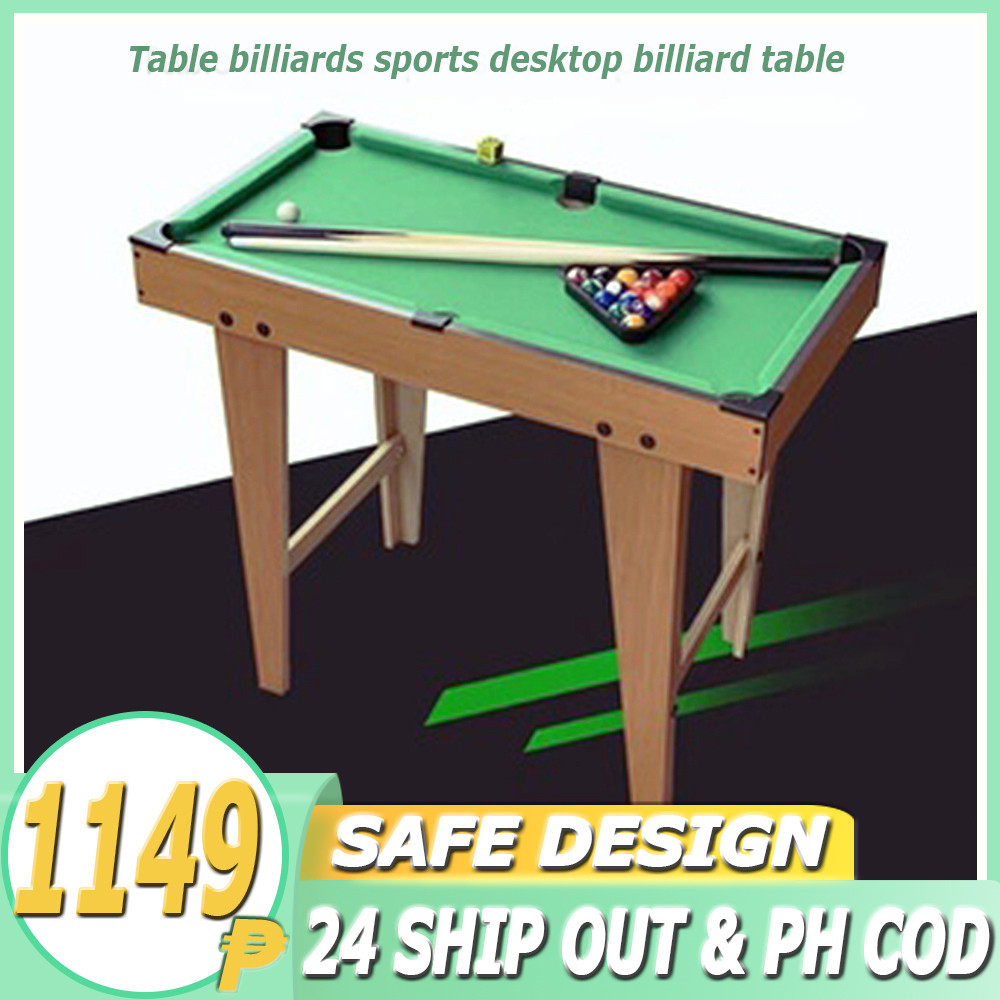 Mini Billiard Table For Kids Wooden billiard table set tall foot pool ...